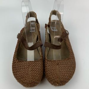 OTBT | Shoes | Otbt Springfield Slingback Woven Mary Janes Sz 85 | Poshmark